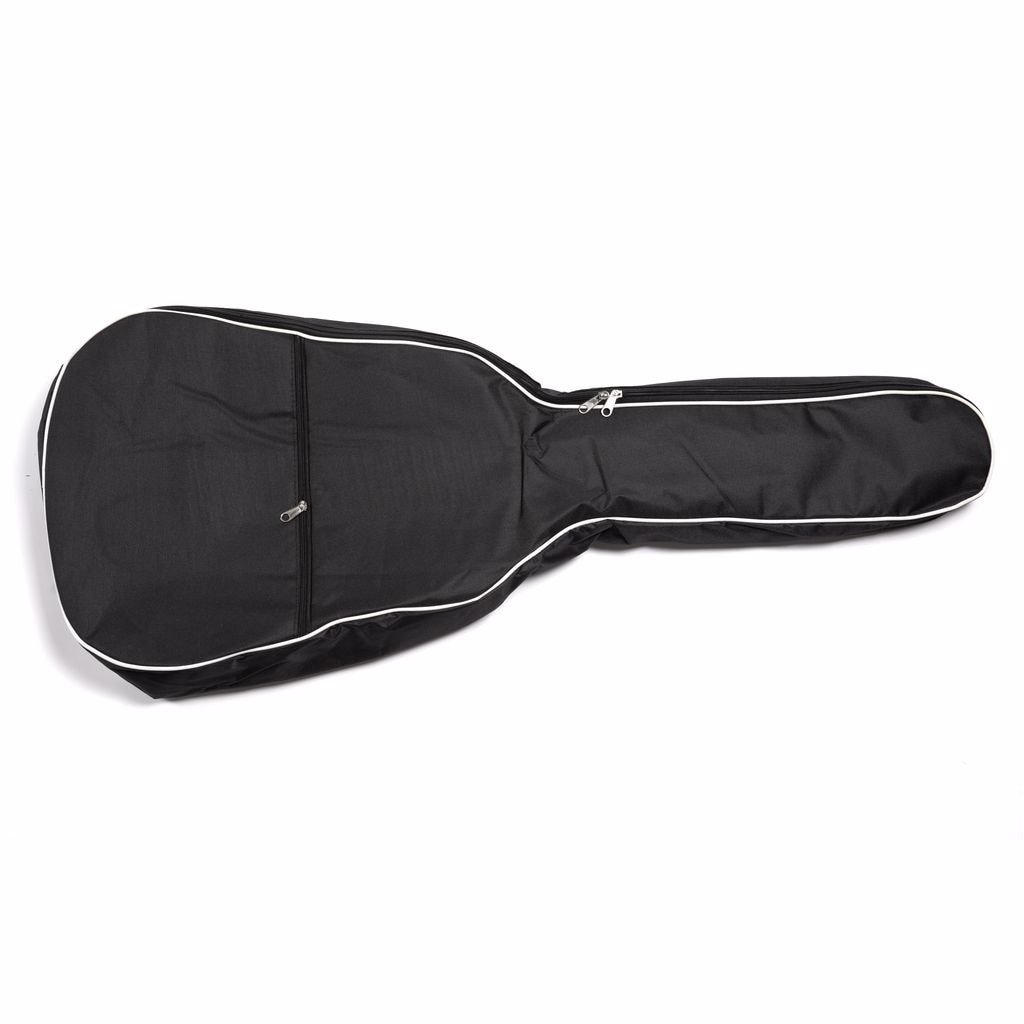 Chitara clasica cutaway 4/4 Grape neagra cu husa, acordor, curea, pene ...
