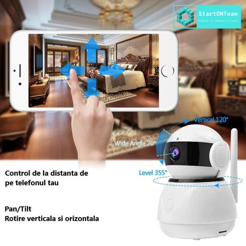 Camera de Supraveghere StartONTeam pentru Copii, Camera de Securitate ...