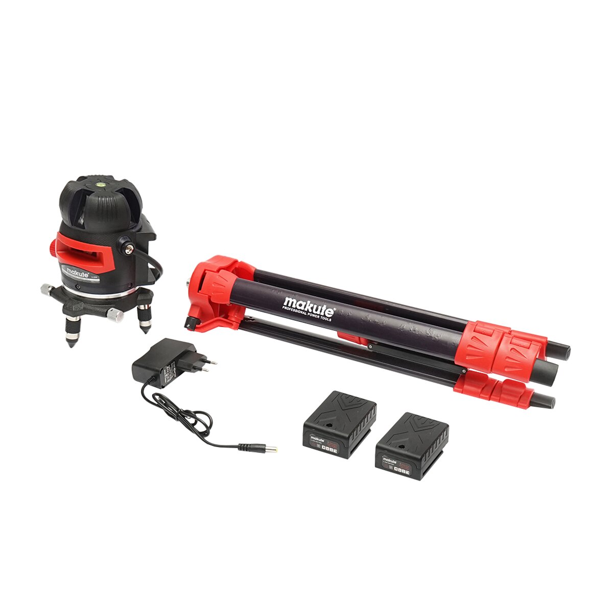 Nivela laser cu 5 linii cu trepied 1.2m Makute - eMAG.ro