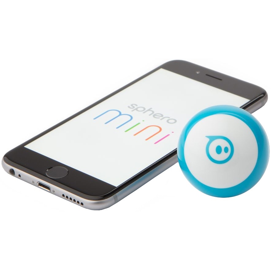 Robot coding programabil, Sphero, Mini, senzori live, 8+ ani, lumini ...