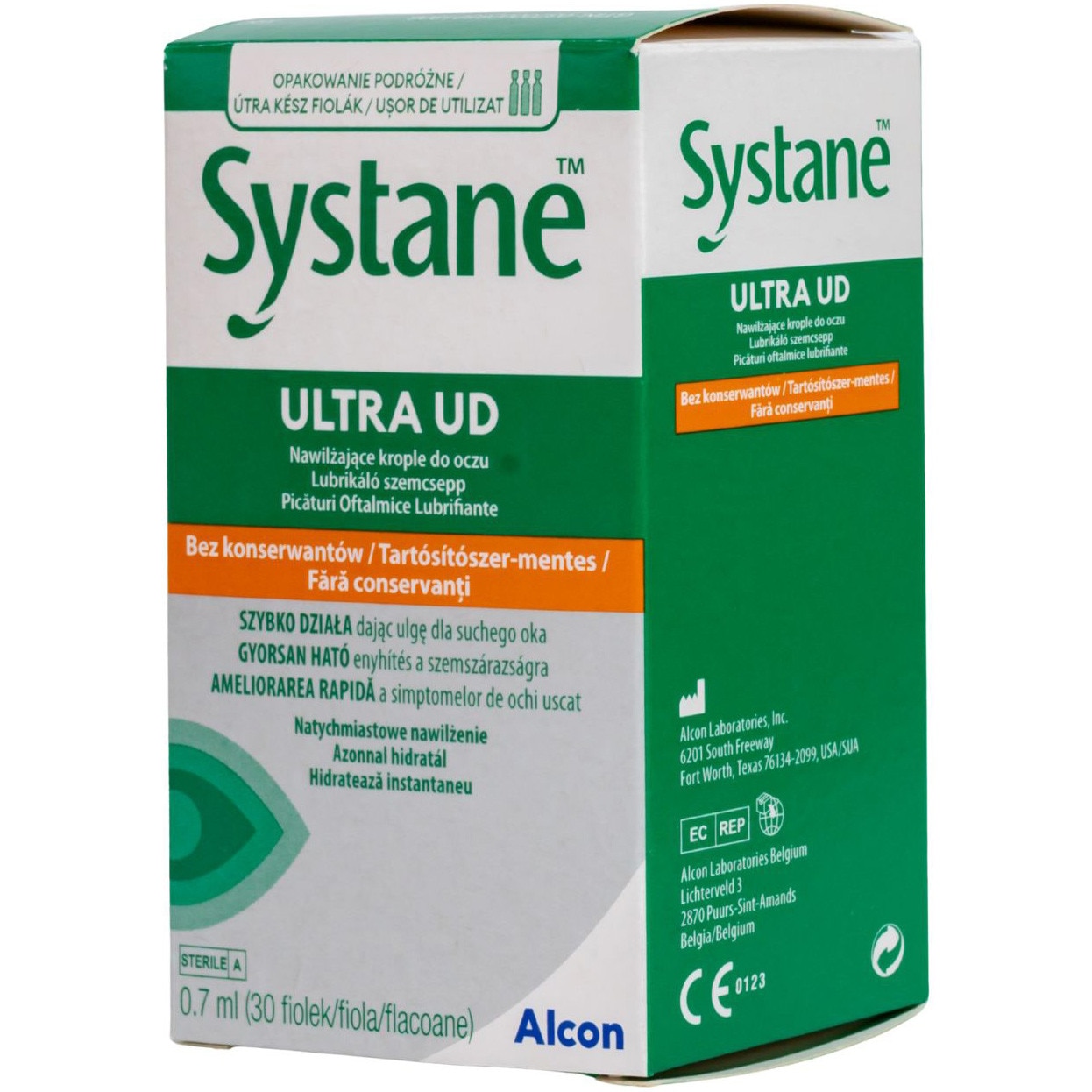 Picaturi oftalmice lubrifiante Systane Ultra UD, Alcon, 0.7 ml x 30 ...