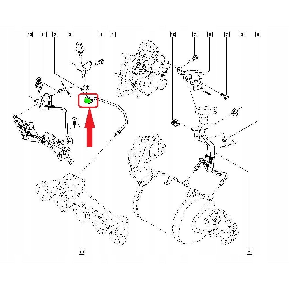 Sfar Senzor temperatura escapament, Turborury, Ranault Trafic Opel Fiat ...