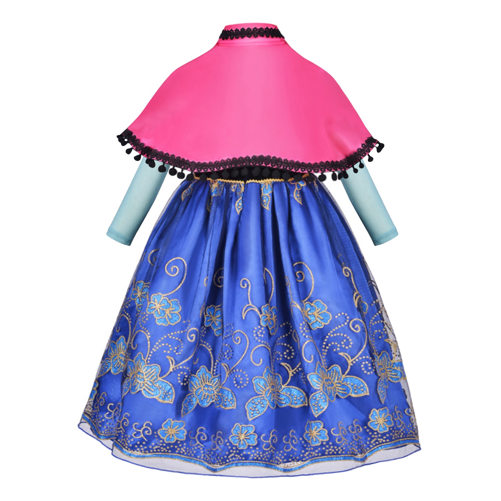 Set costum carnaval printesa Anna Frozen, Disney, Cu 4 accesorii ...
