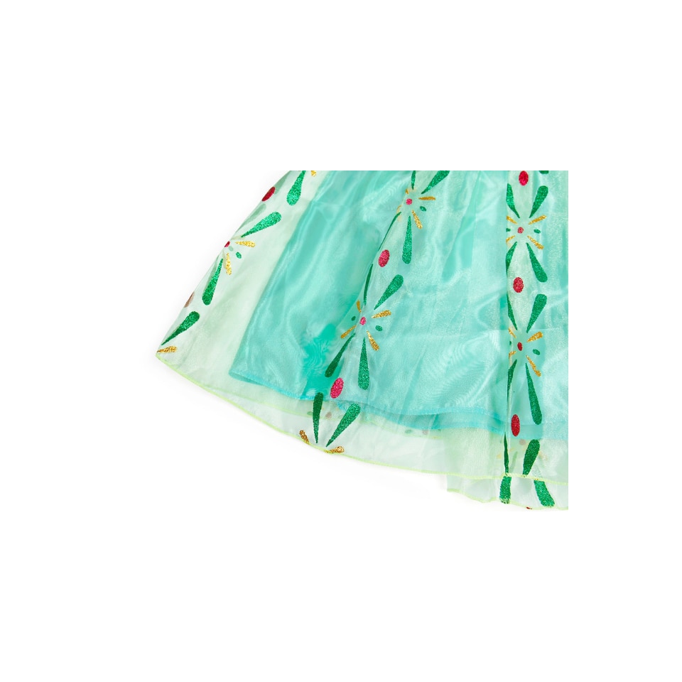Set costum carnaval printesa Anna Frozen, Cu 6 accesorii, AmzBarley ...