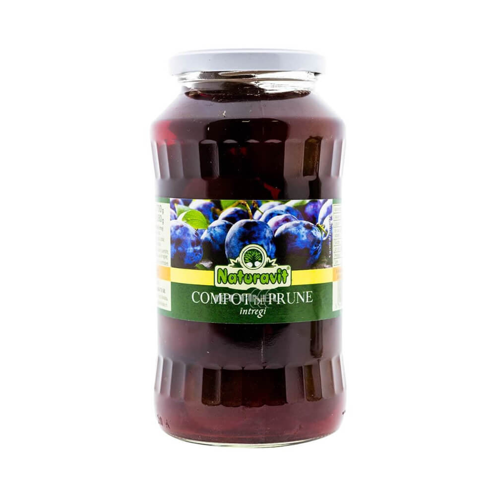 Compot de Prune Intregi Naturavit, 720 ml - eMAG.ro