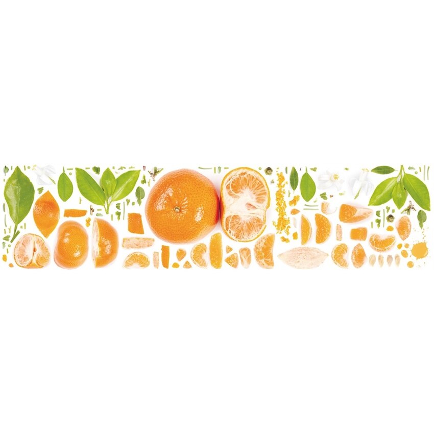 Sticker geam, orizontal - portocale, 64 x 15 cm - eMAG.ro