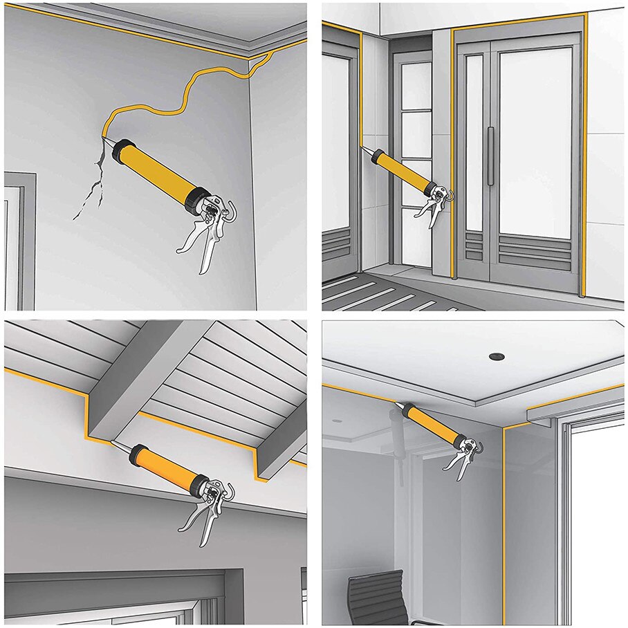 Silicon Sika Sikacryl pentru zidarie si tamplarie, 300 ml, gri - eMAG.ro