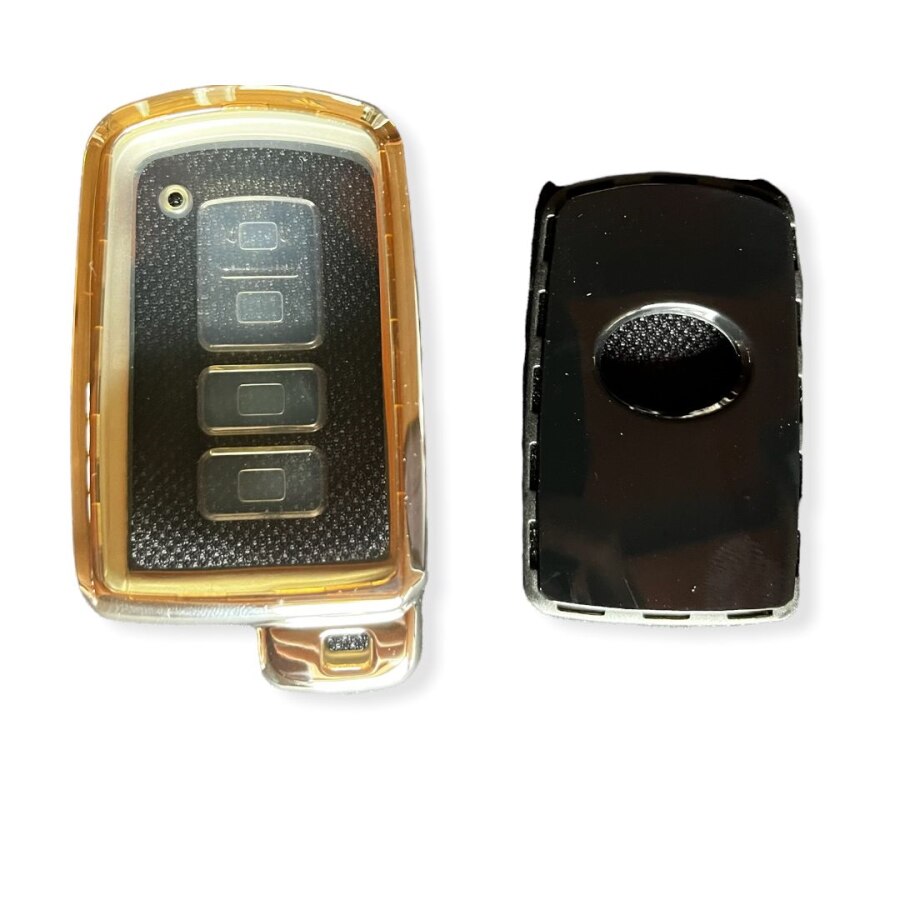 Husa TPU Cheie Smartkey Toyota, Silver - eMAG.ro