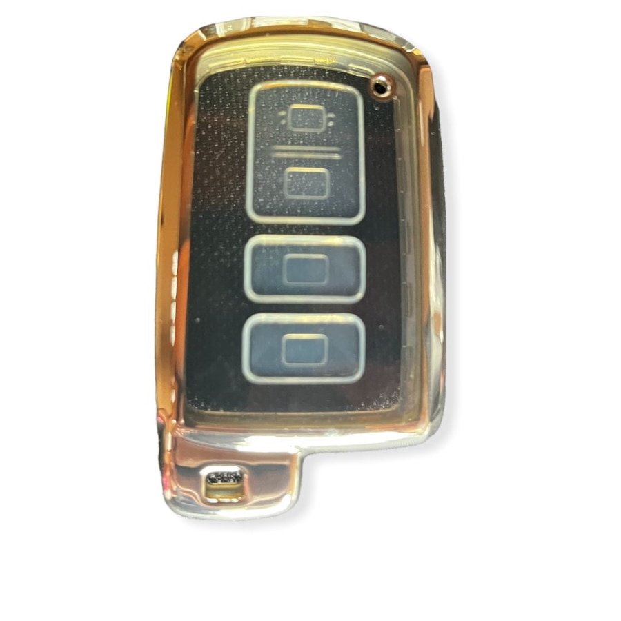 Husa TPU Cheie Smartkey Toyota, Silver - eMAG.ro
