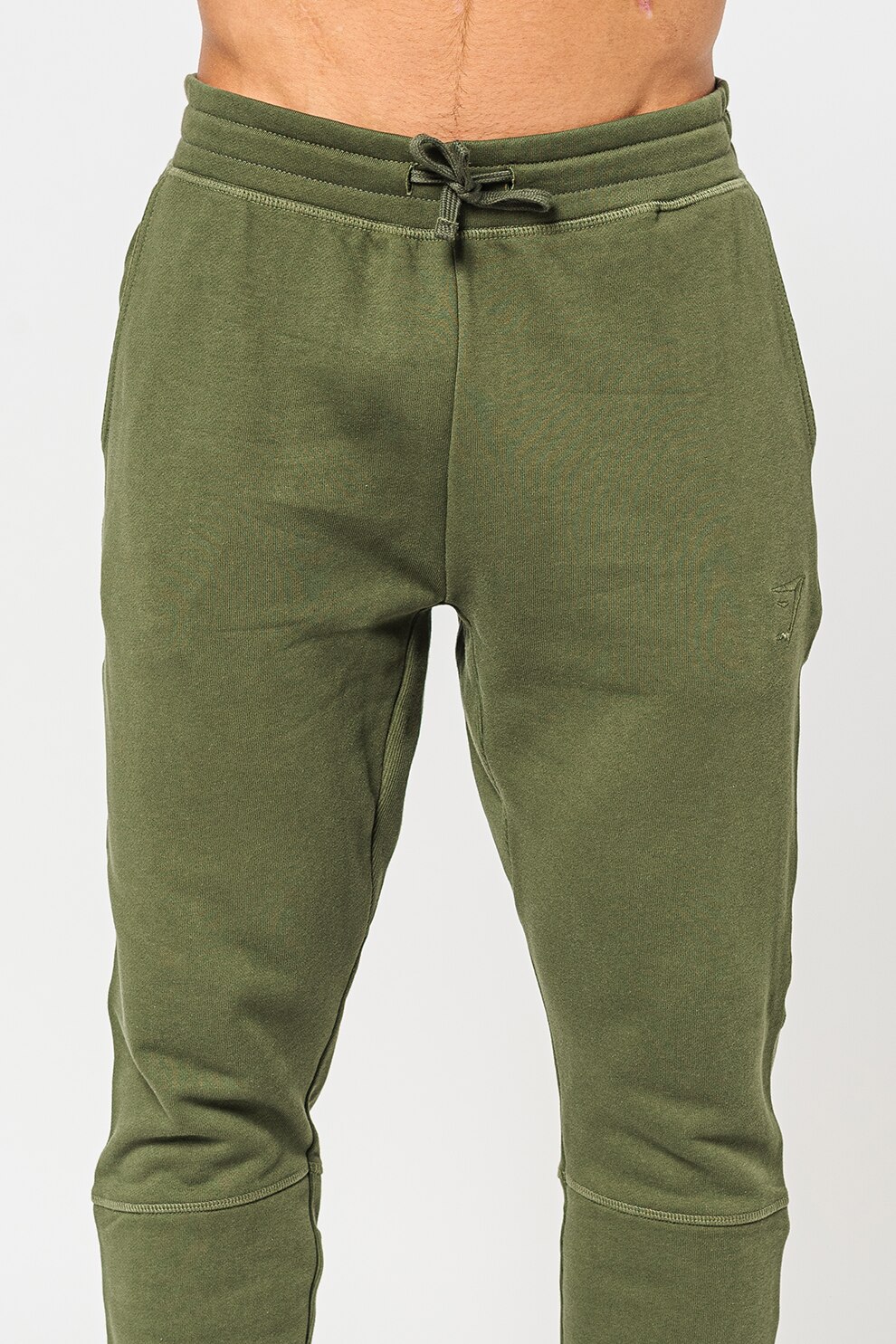 Gymshark, Фитнес панталон Compound със скосени крачоли, Зелен, S - eMAG.bg