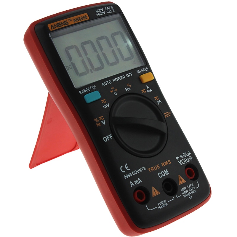 Multimetru Digital ANENG AN8008 pentru Masurarea Tensiunii ...