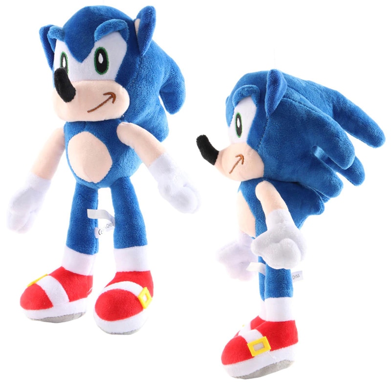 Jucarie de plus Sonic, 30 cm, Albastru - eMAG.ro