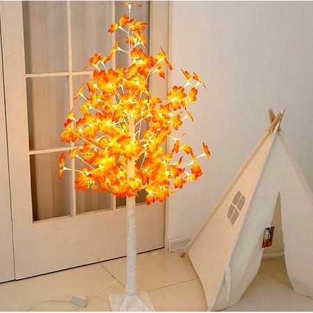 Copac Artar decorativ Alb, 180 LED, 180 cm, lumina calda - eMAG.ro