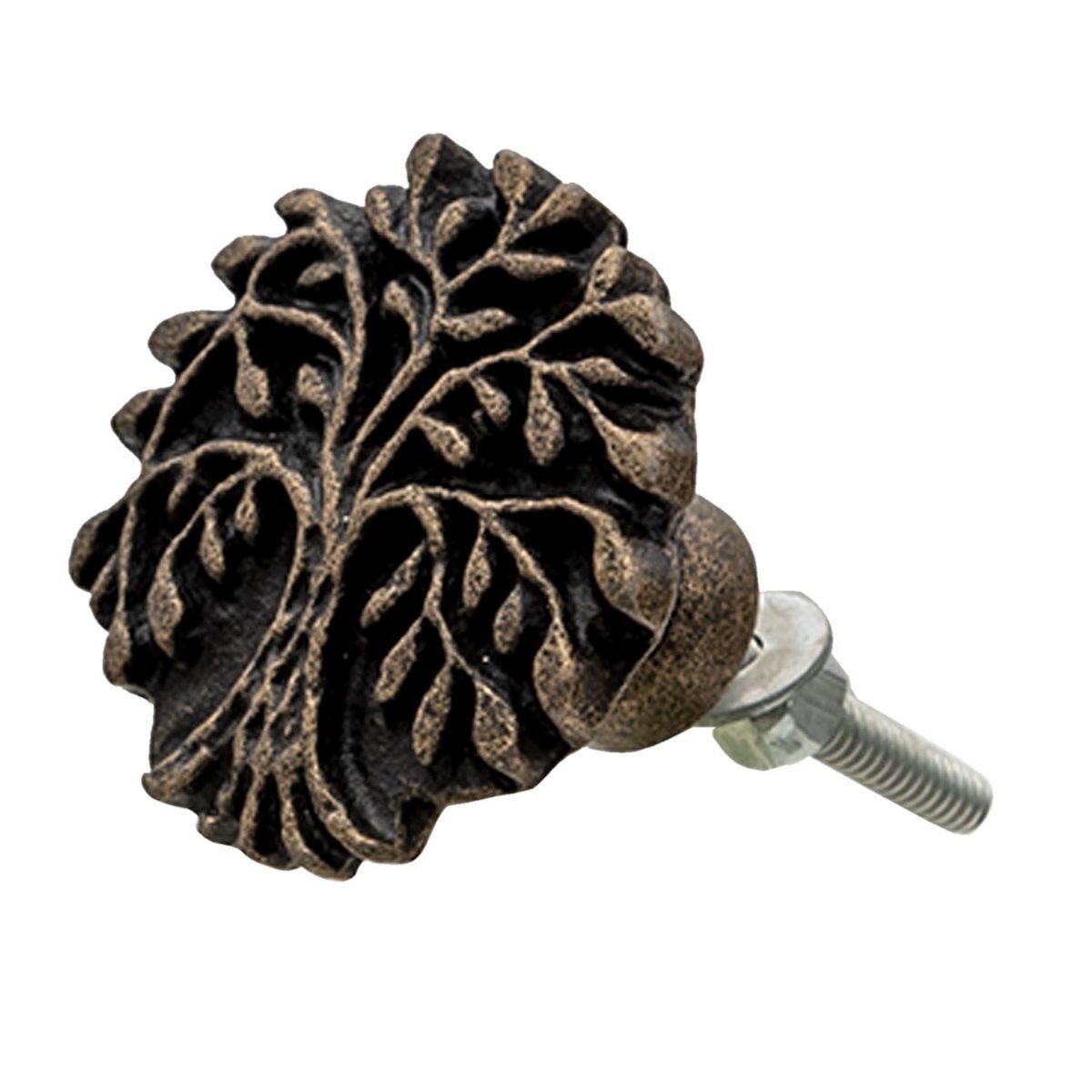 Set 4 butoni mobilier din fier maro negru model Copac 4x3 cm - eMAG.ro