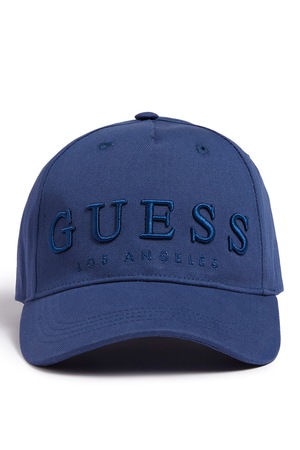 Guess, Sapca baseball cu logo brodat, Albastru inchis - eMAG.ro