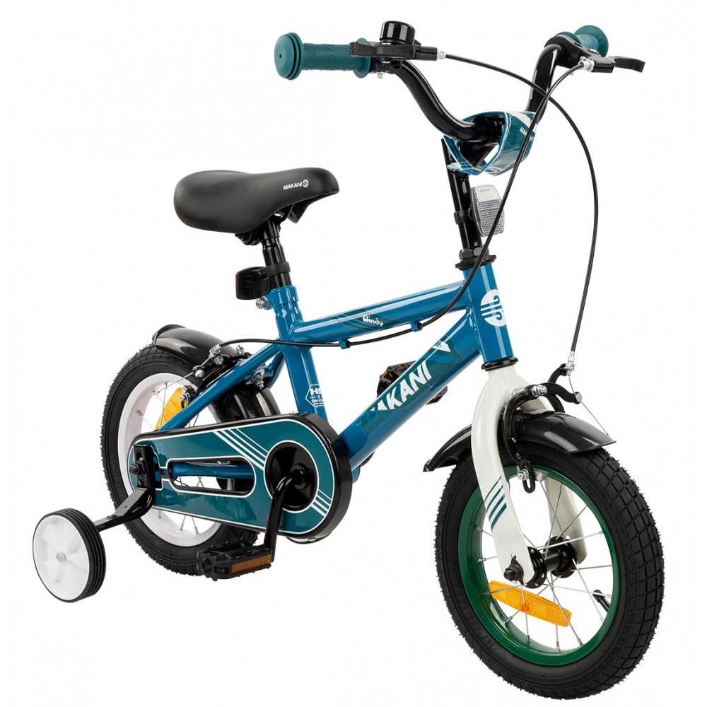 Bicicleta 12 inch Makani cu roti ajutatoare Windy Blue - eMAG.ro