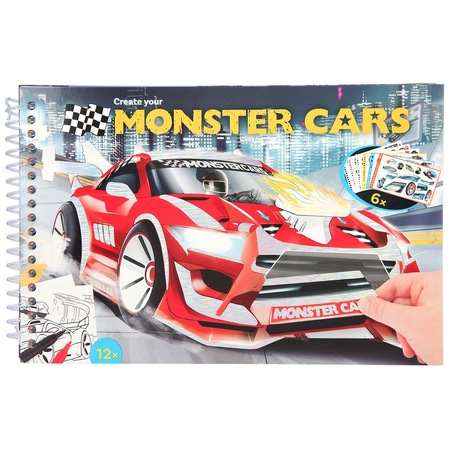 Carte Colorat creativa Monster Cars - eMAG.ro