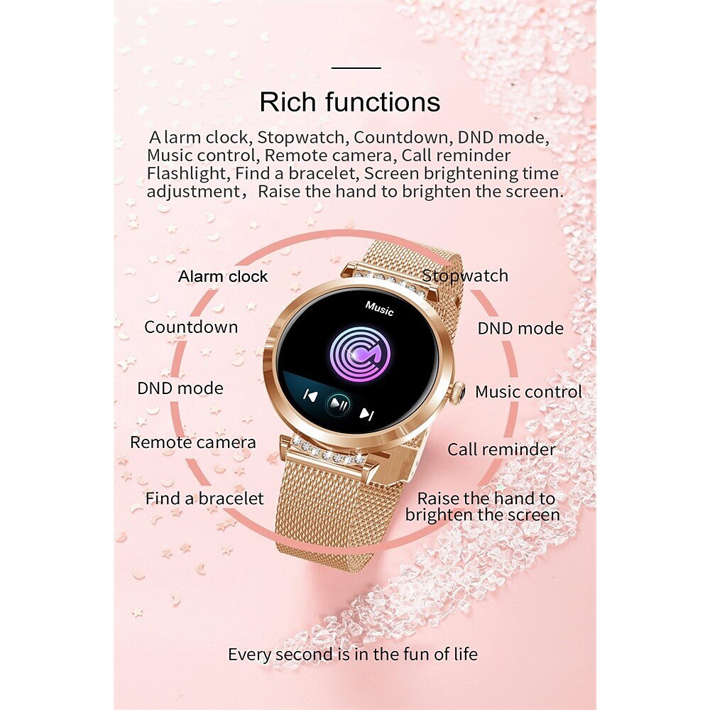 Ceas SmartWatch Lady's Diamond idealStore, Dimensiune Ecran 1.9 ...