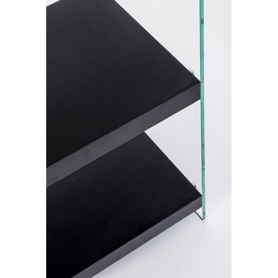 Raft, mdf si sticla, Line, 40x30x100.5 cm - eMAG.ro