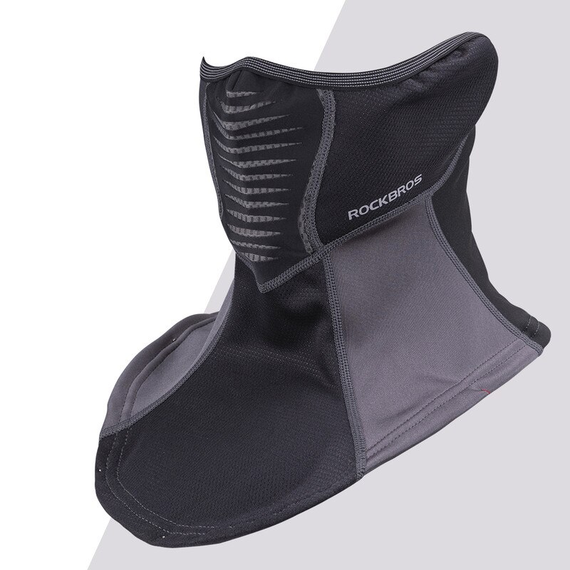 Cagula sport, Rockbros, Fleece, Respirabil, Universal, Negru/Gri - eMAG.ro