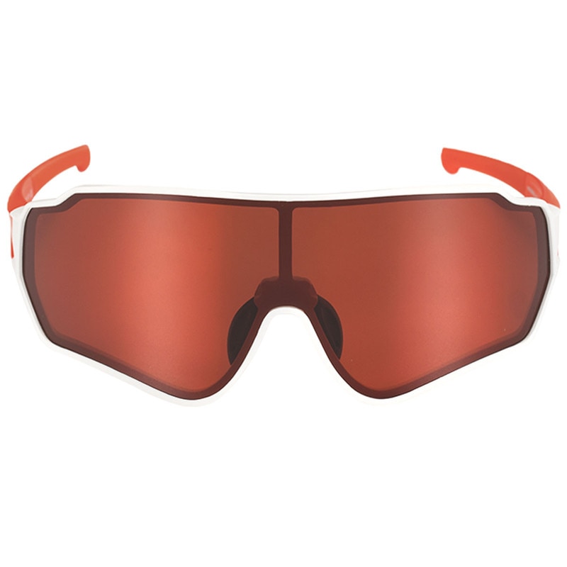 Ochelari de soare pentru ciclism, ROCKBROS, Polarizati, UV400, Alb/Rosu - eMAG.ro