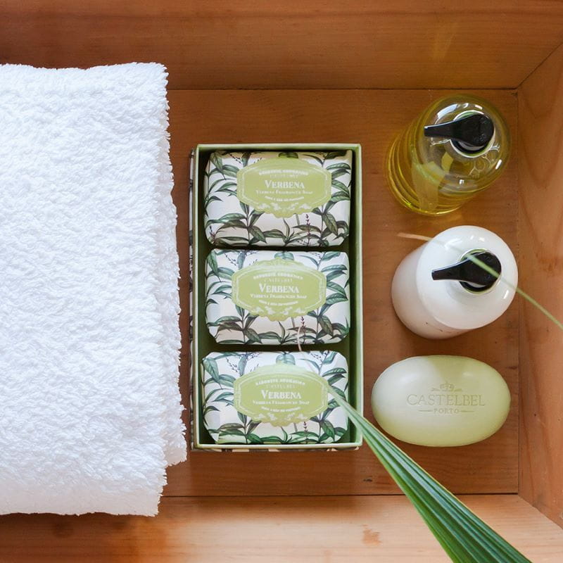Set 3 sapunuri Castelbel, Verbena, 150 g - eMAG.ro