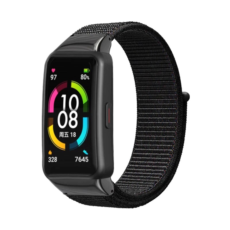 PHN Mag Textil óraszíj, tépőzáras, Huawei Band 6/ Honor Band 6 ...