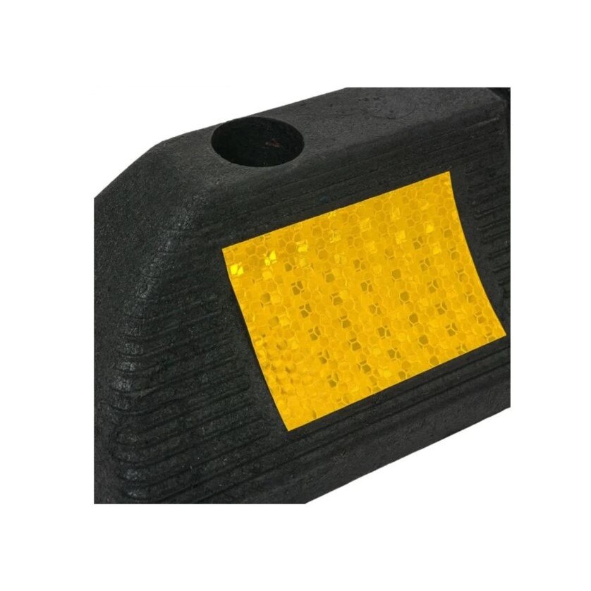 Set 2 bucati opritor roata masina pentru parcare, cauciuc, benzi ...