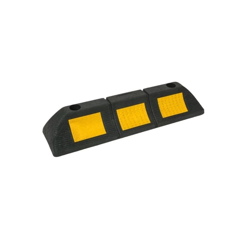 Set 2 bucati opritor roata masina pentru parcare, cauciuc, benzi ...