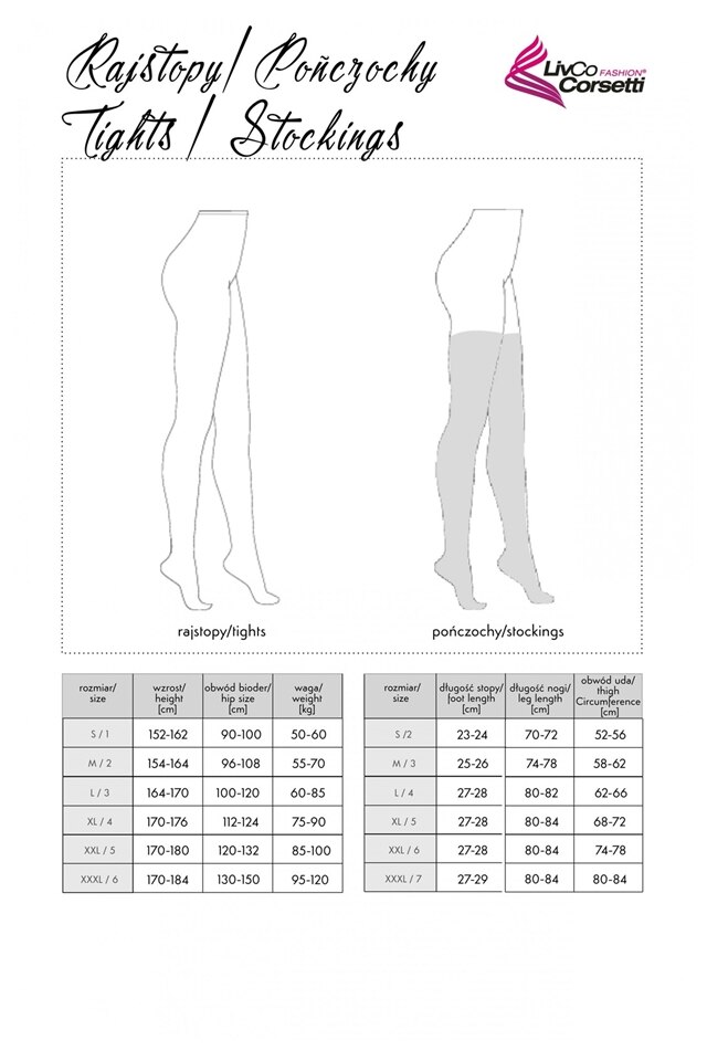 Ciorapi cu banda, Livia Corsetti, negru/rosu - eMAG.ro