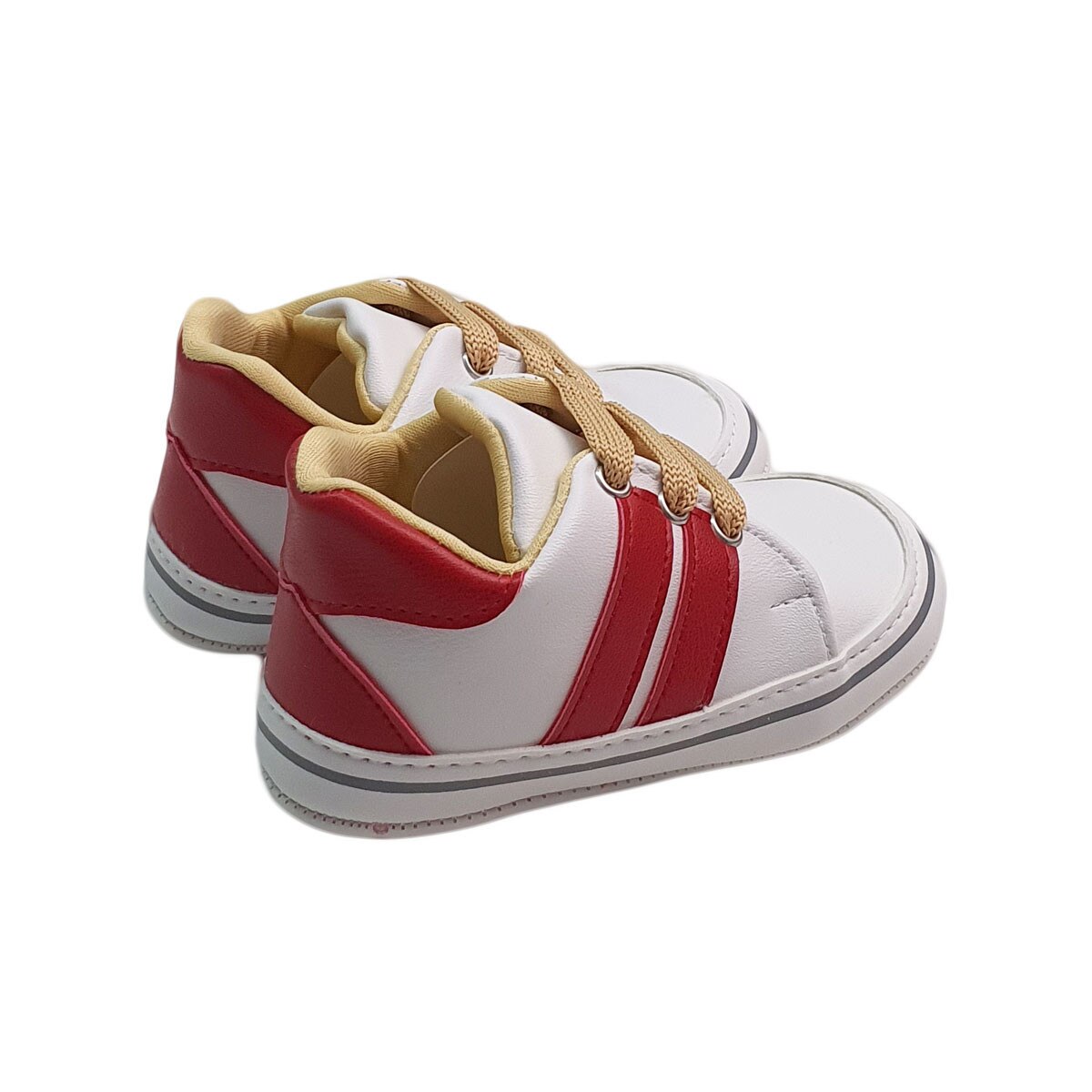 Botosei model sport culoare alb-rosu, marime 18 - eMAG.ro