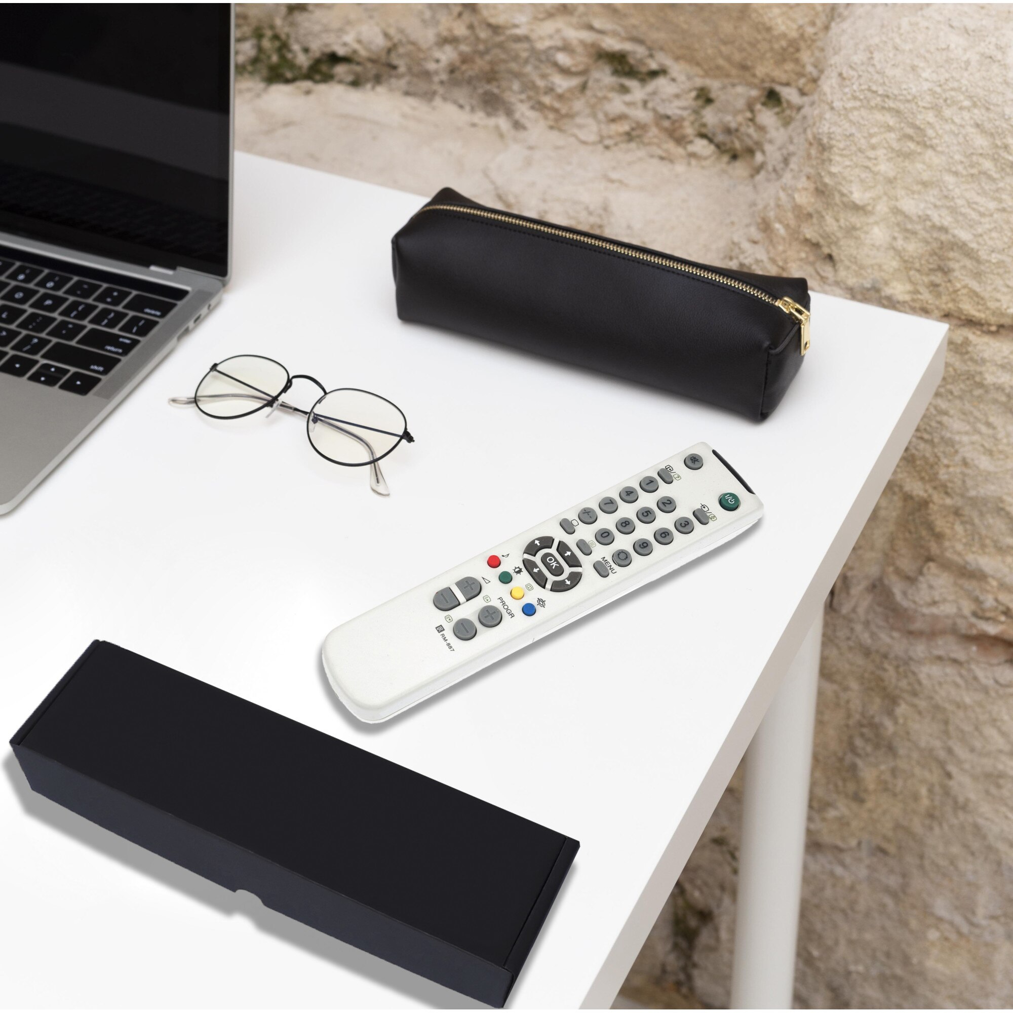 Telecomanda TV compatibila Sony RM-887, alba, baterii incluse - eMAG.ro