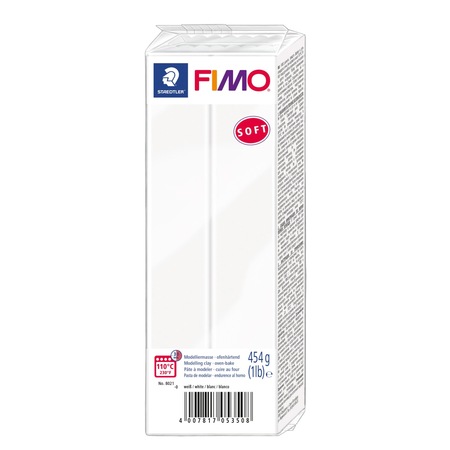 Plastilina, FIMO, 454 g, Alb - eMAG.ro