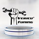 Sticker decorativ auto Vericu’ Tuning Negru 20 x 12 cm - eMAG.ro