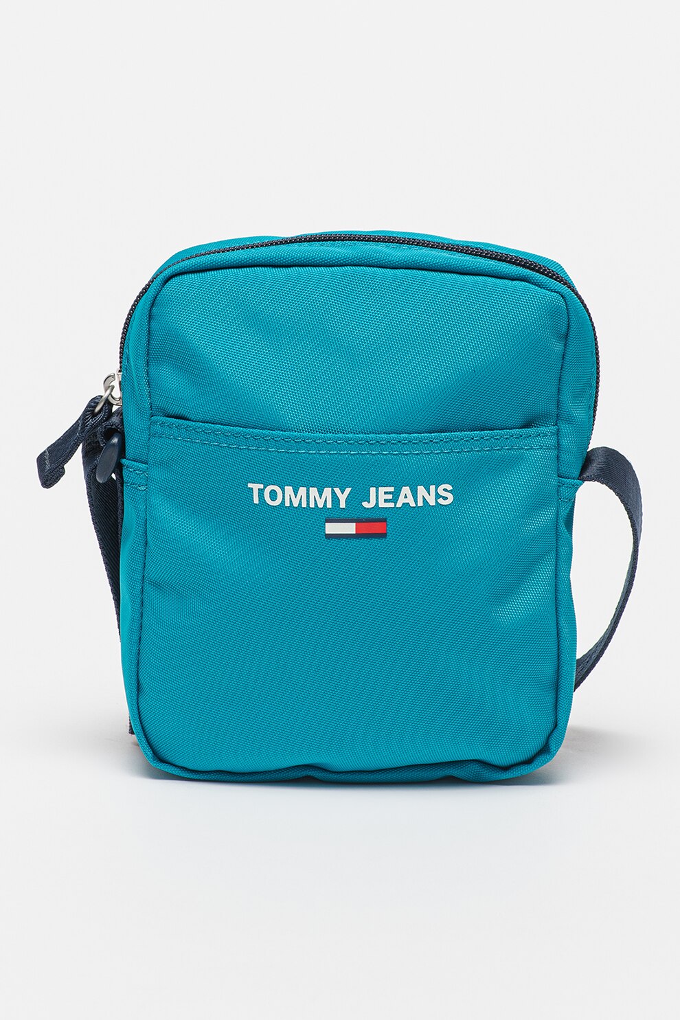 Tommy Jeans, Geanta crossbody Essential Reporter, Turcoaz, Bleumarin ...