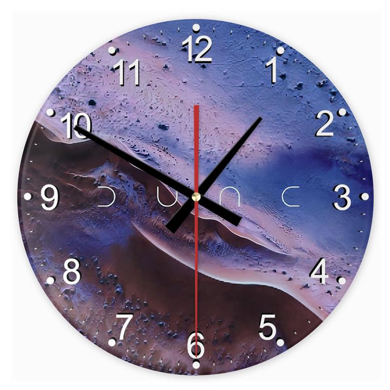 Ceas circular din sticla, Dune 13, multicolor,20 cm - eMAG.ro