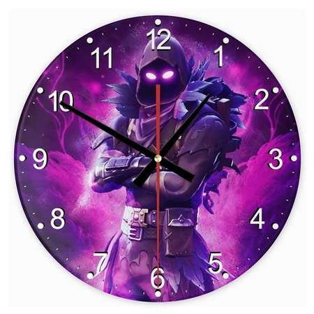 Ceas circular din sticla, Fortnite 63, multicolor,20 cm - eMAG.ro