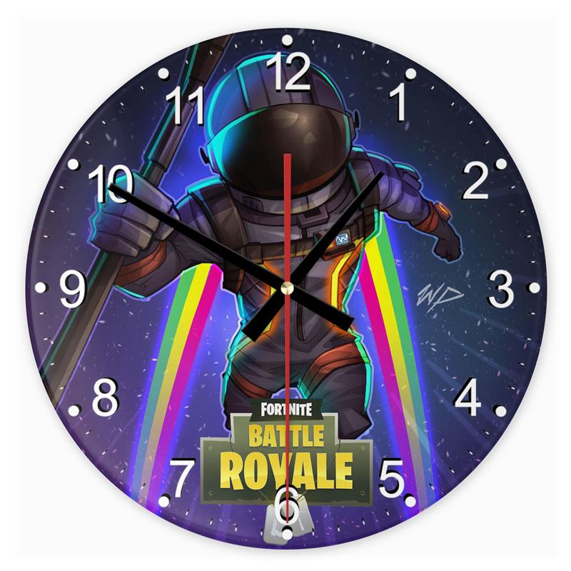 Ceas circular din sticla, Fortnite 66, multicolor,20 cm - eMAG.ro