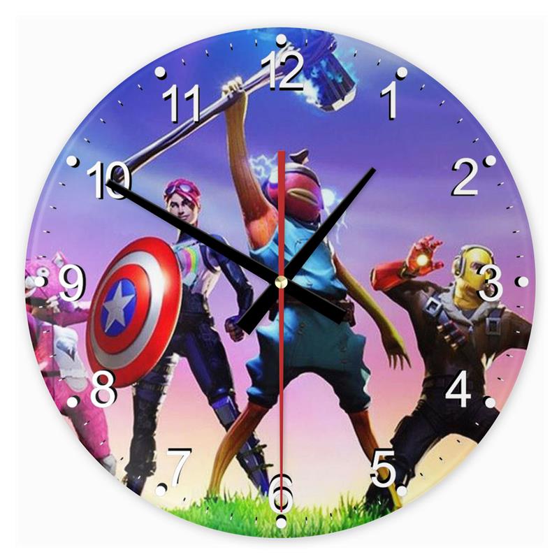Ceas circular din sticla, Fortnite 45, multicolor,20 cm - eMAG.ro
