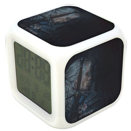 Witcher 14 színváltós világító ébresztő óra hőmérő - eMAG.hu
