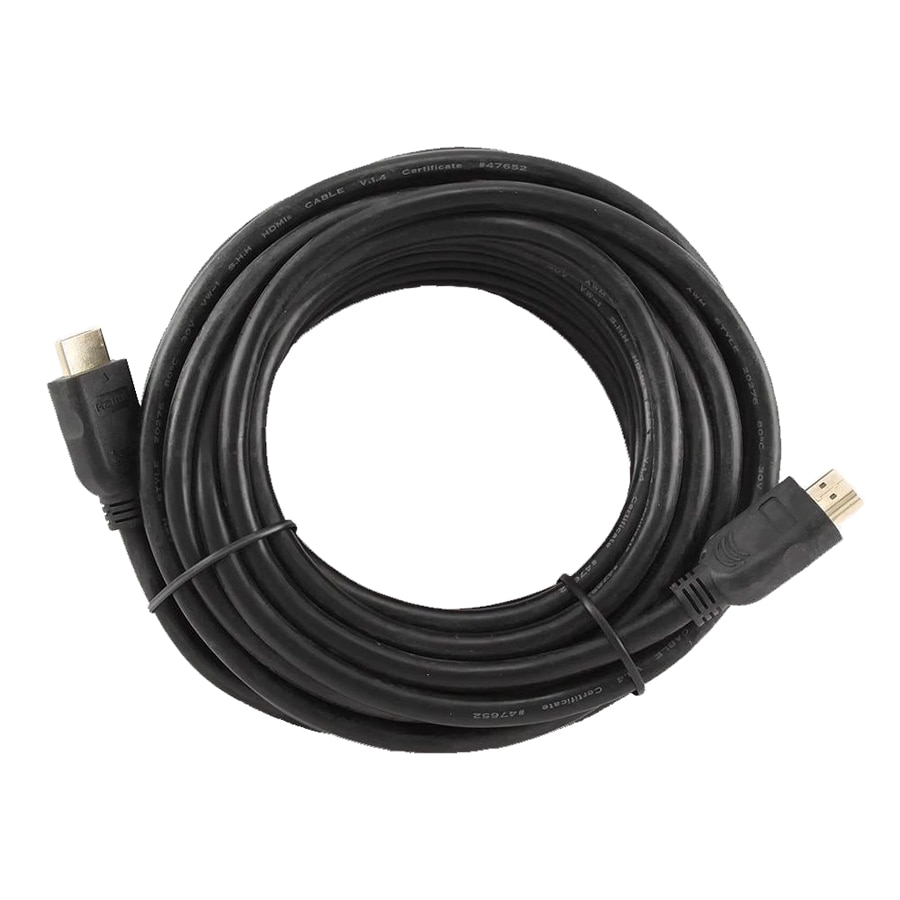 Cablu CIMUTO HDMI - HDMI, 15m, mufe aurite, tip tata-tata - eMAG.ro