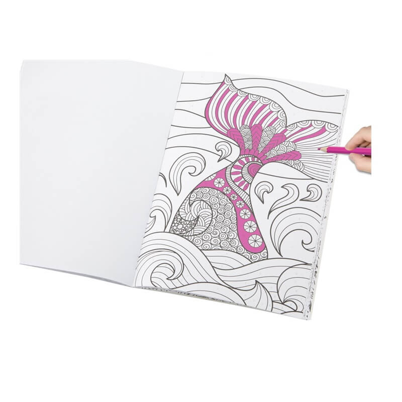 Carte de colorat pe numere 36 file cu 6 creioane colorate - eMAG.ro
