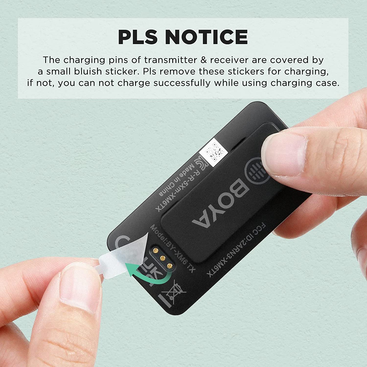 Microfon lavaliera wireless, omnidirectional, display OLED, BOYA BY-XM6 ...