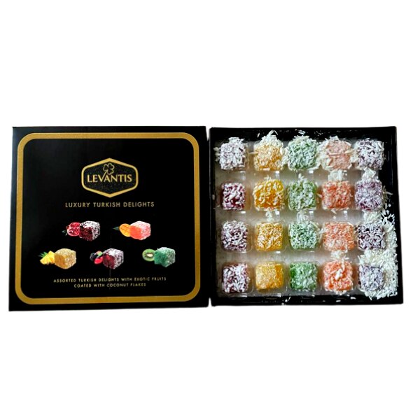 Mix de Rahat Turcesc Levantis cu Fructe Exotice 250g - eMAG.ro