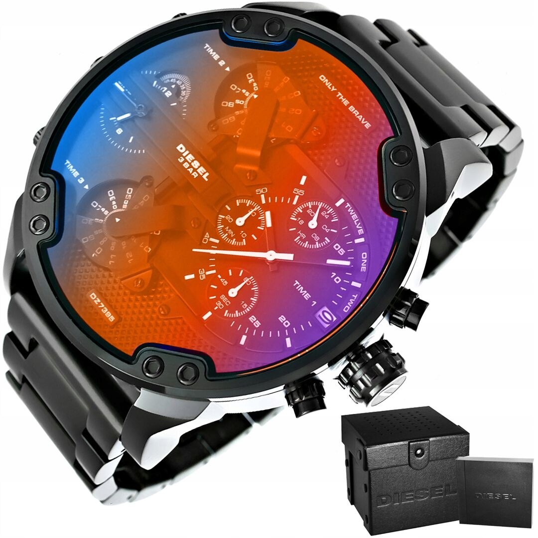 Ceas barbatesc, Diesel, DZ7395, Otel, Negru - eMAG.ro