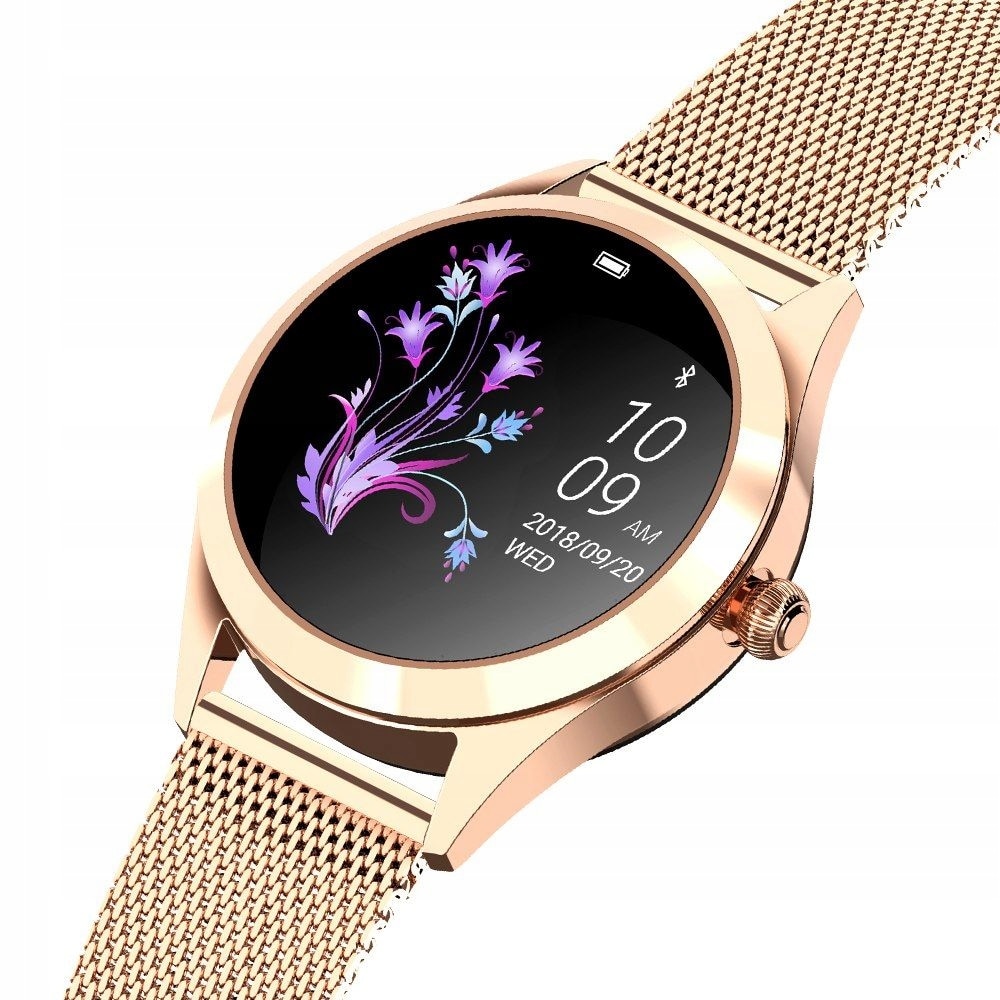 Smartwatch dama, G.Rossi, SW017-1, Otel inoxidabil, Android 5.0+/iOS 9. ...