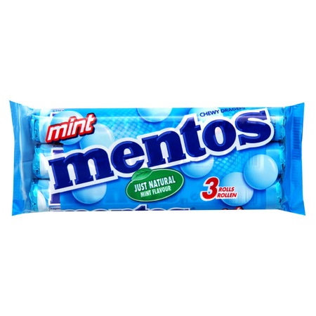 Dropsuri cu Menta Mentos, 3x38 g - eMAG.ro