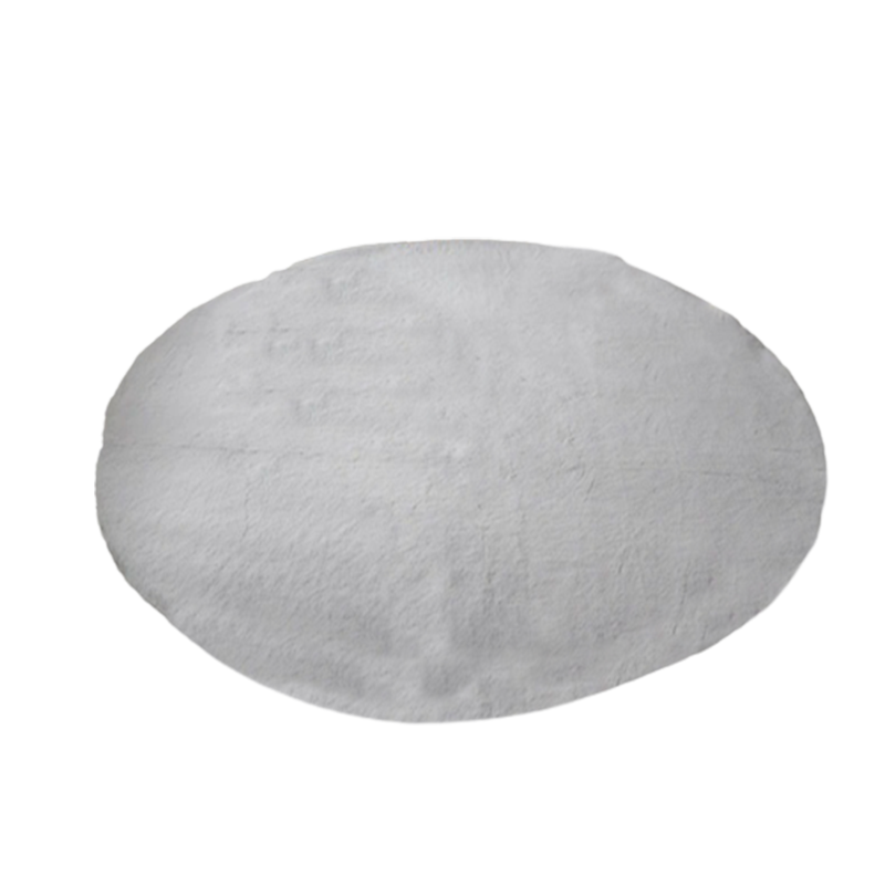 Covor Rabbit, Gri deschis 80 cm rotund, Poliester - eMAG.ro