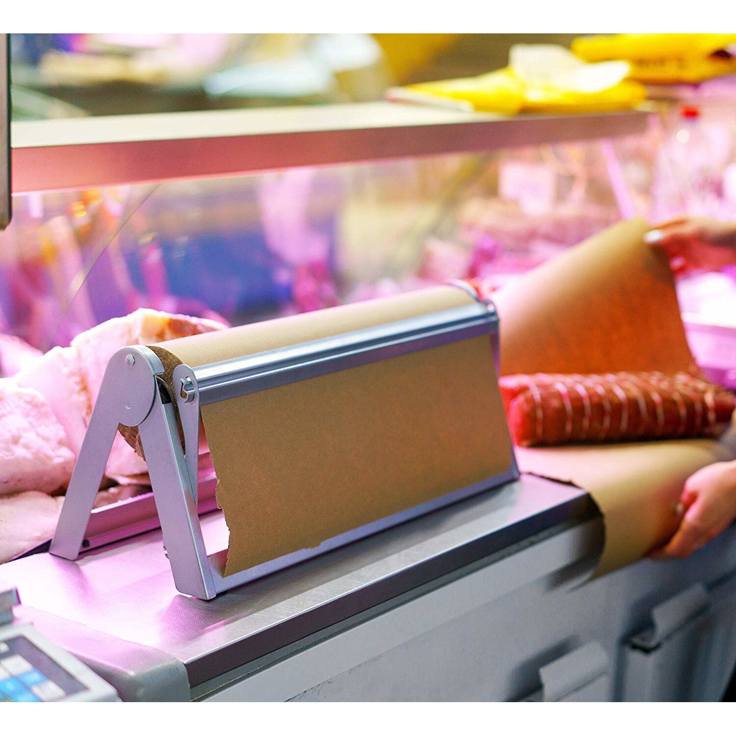 Dispenser cutter Spotline, hartie Kraft, impachetare, rola de 61 cm ...