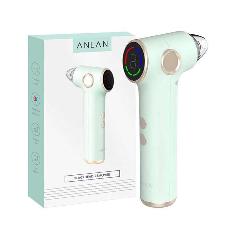 Уред за премахване на черни точки ANLAN X12, LED дисплей, 500 mAh, USB, зелен - eMAG.bg